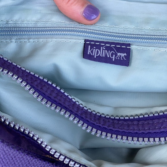 Kipling | Bags | Kipling Alvar Crossbody Bag Purple | Poshmark